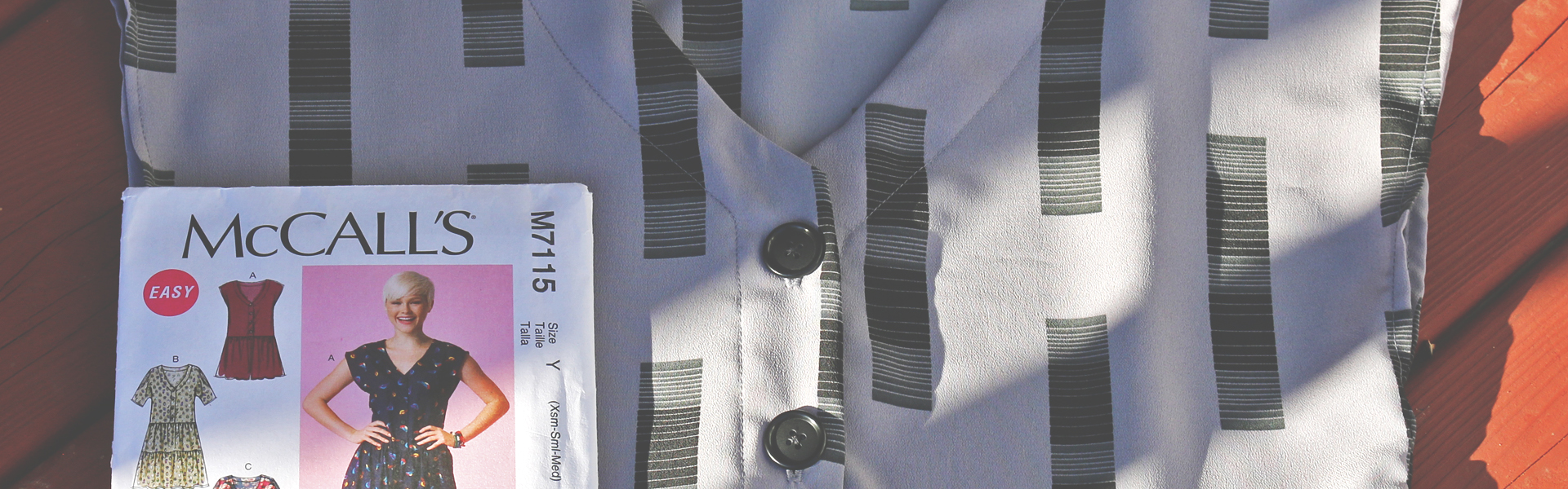 A Completed McCall’s 7115 – Rejoice for the Day