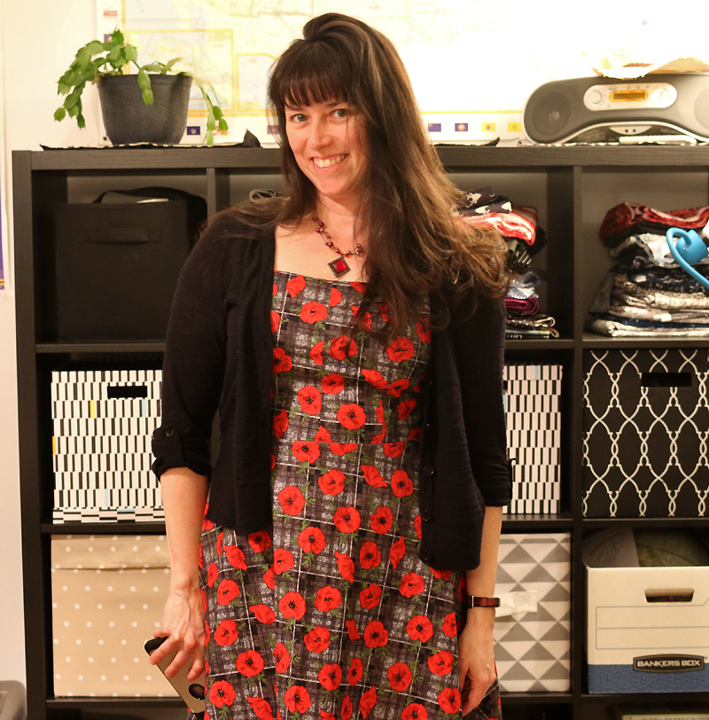 January’s Plaid Poppy Dress – Rejoice for the Day